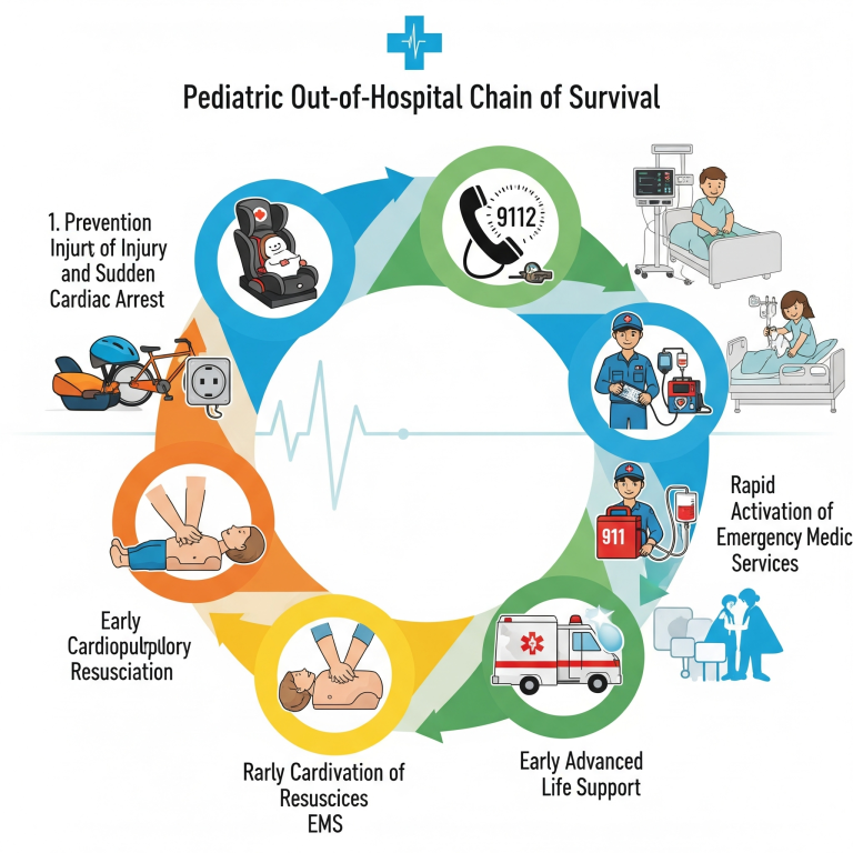 Pediatric Chain of Survival Steps | CPR Nashville Training